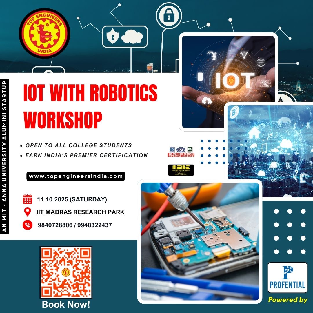 IOT WITH ROBOTICS WORKSHOP - TopEngineers