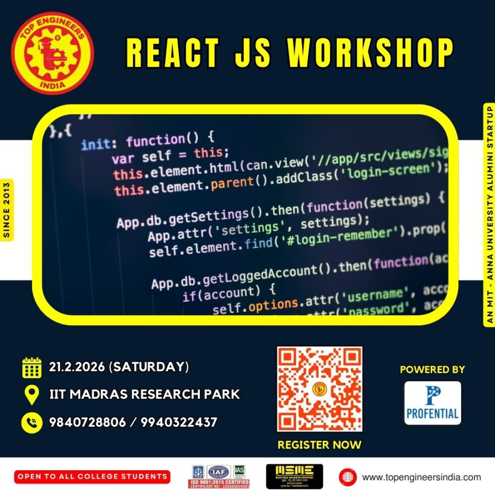 REACT JS WORKSHOP - TopEngineers
